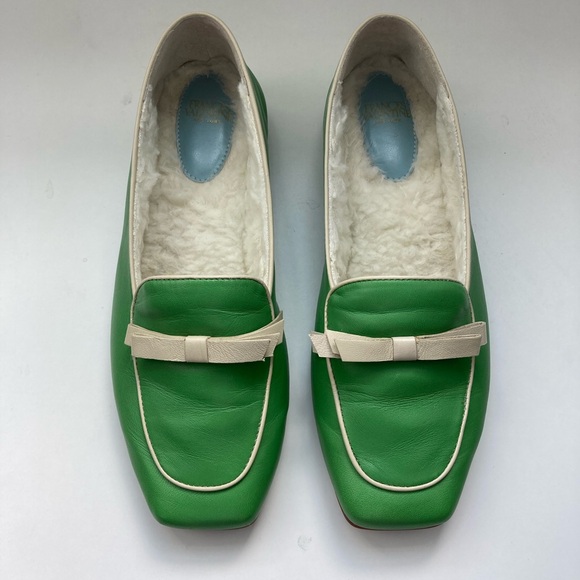 Frances Valentine | Shoes | Frances Valentine Suzanne Loafer Green ...